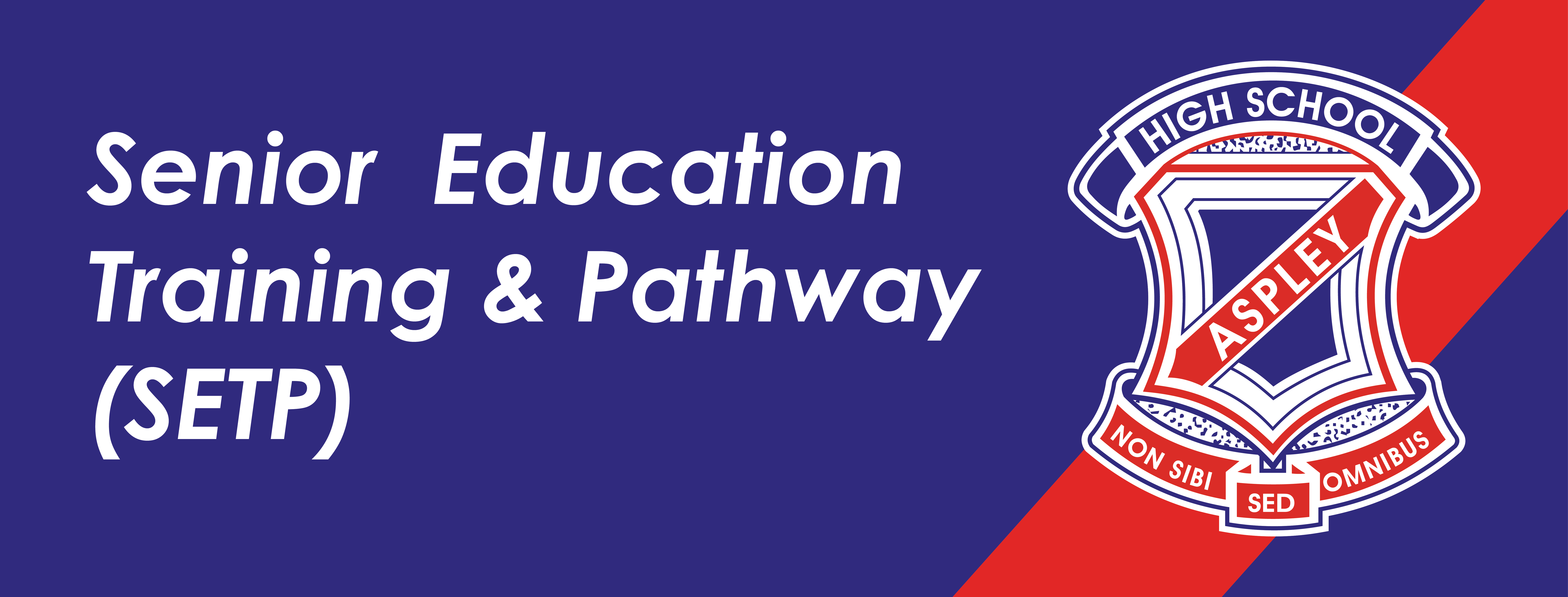 Senior Education Training and Pathway (SETP)